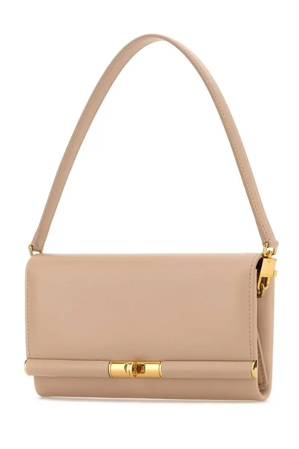 Dolce & Gabbana Powder Leather Marlene Clutch