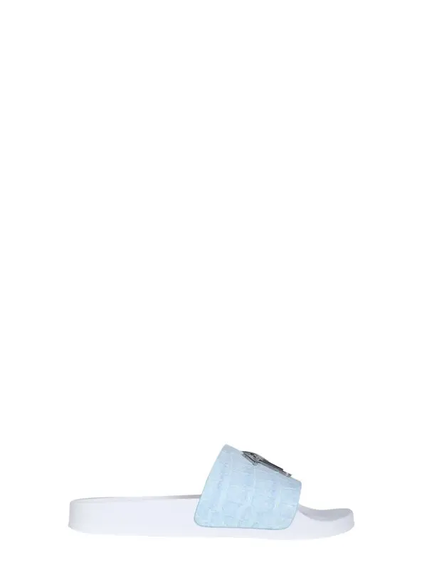 GIUSEPPE ZANOTTI Logo Slide Sandals