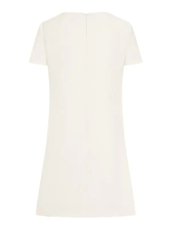 Valentino Garavani Crepe Mini Dress With Bow Detail