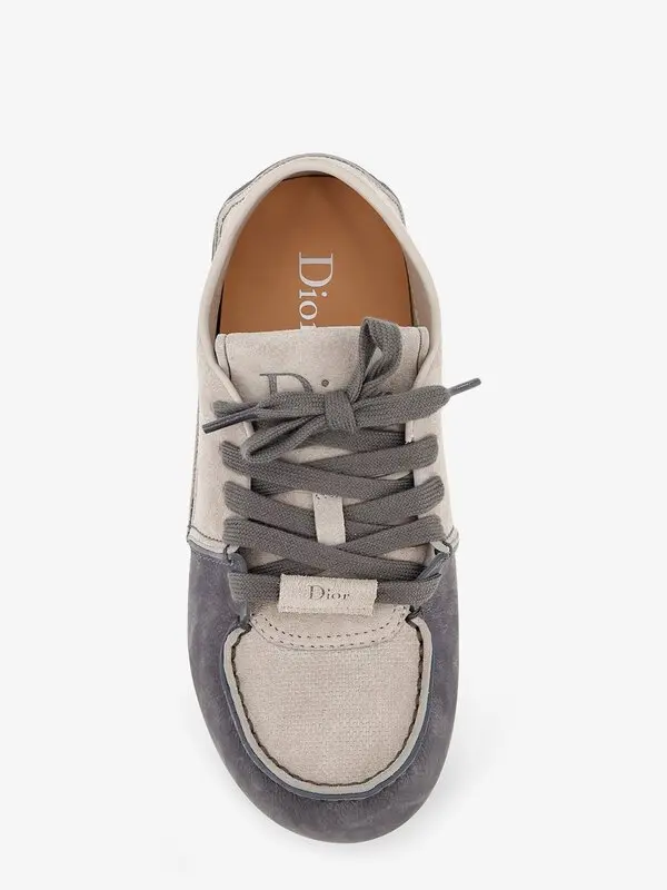 Dior Roadie Lace-up Suede Sneakers
