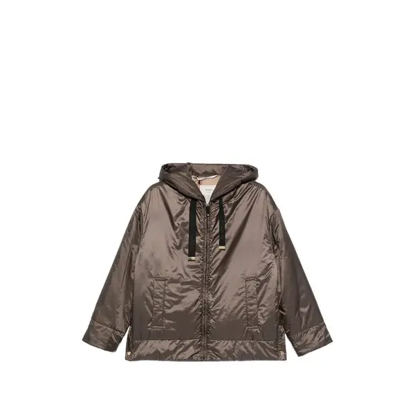 Max Mara Puffer Jacket With Hood And Zip Fastening