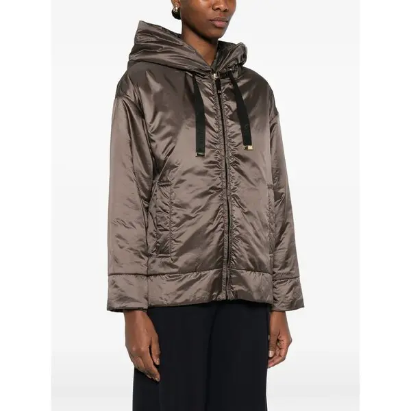 Max Mara Puffer Jacket With Hood And Zip Fastening