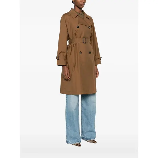 Max Mara Double-breasted Trench Coat - Brown