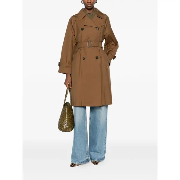 Max Mara Double-breasted Trench Coat - Brown