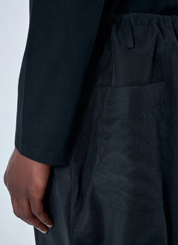 Yohji Yamamoto Drawstring Hem Relaxed Fit Shorts