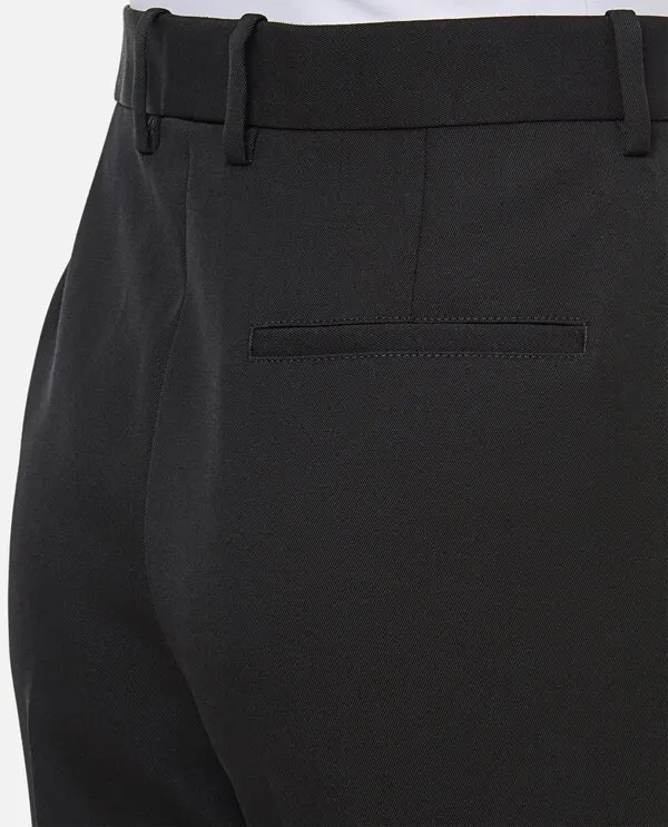 Bottega Veneta Sartorial Wool Twill Flared Pants