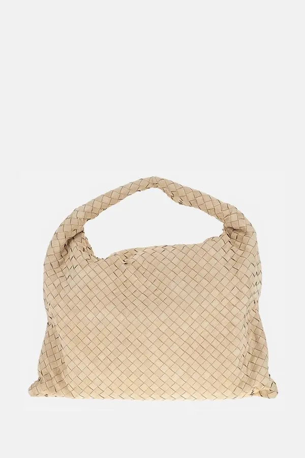 Bottega Veneta Large Intrecciato Suede Shoulder Bag - Multicolor