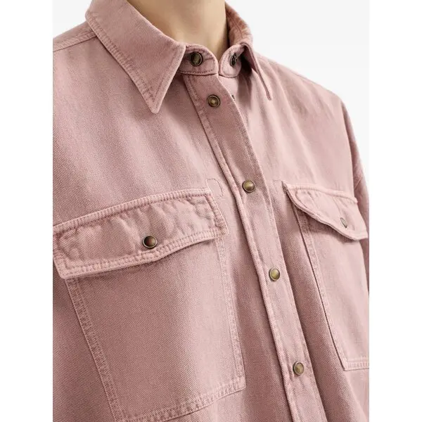 Brunello Cucinelli Cotton Linen Blend Shirt