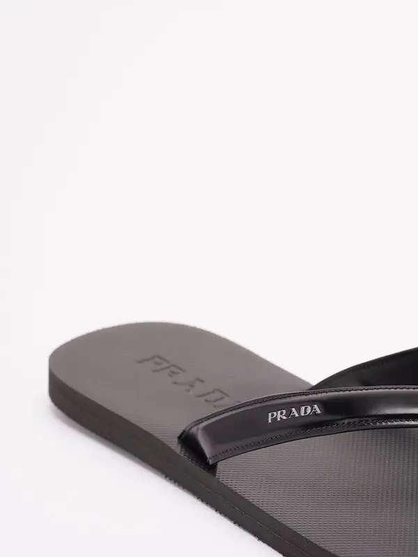Prada Brushed Leather Sandals - Multicolor