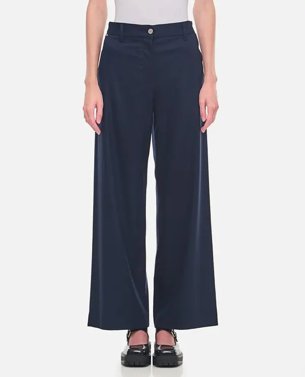 Max Mara Wool Wide Leg Trousers