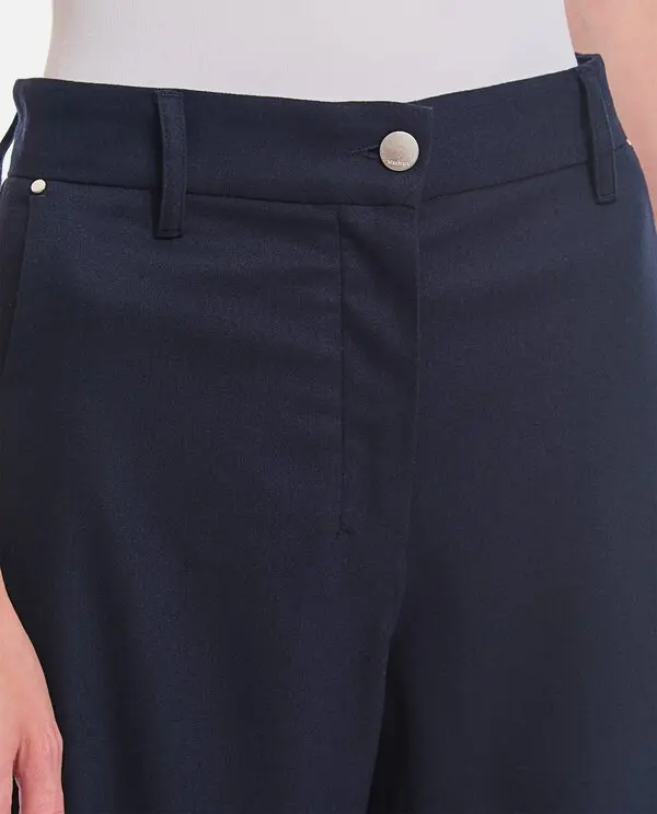 Max Mara Wool Wide Leg Trousers