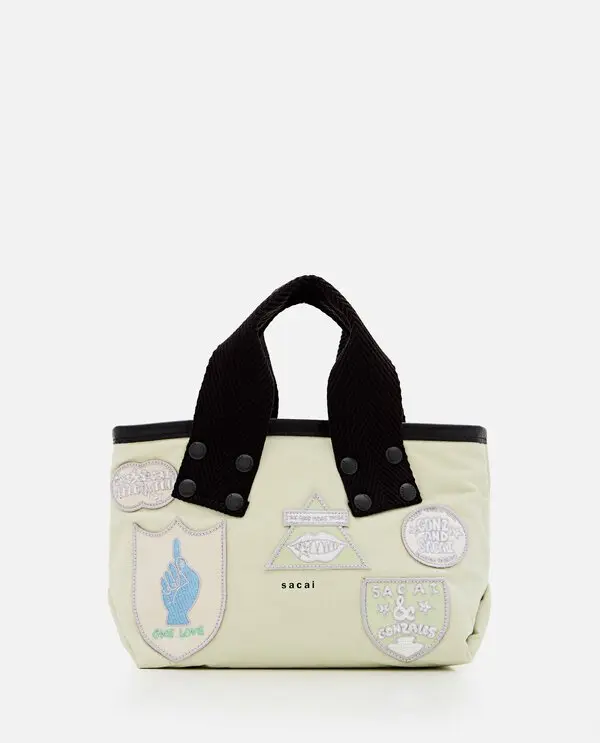 Sacai X Marc Gonzales Small Patch Tote Bag