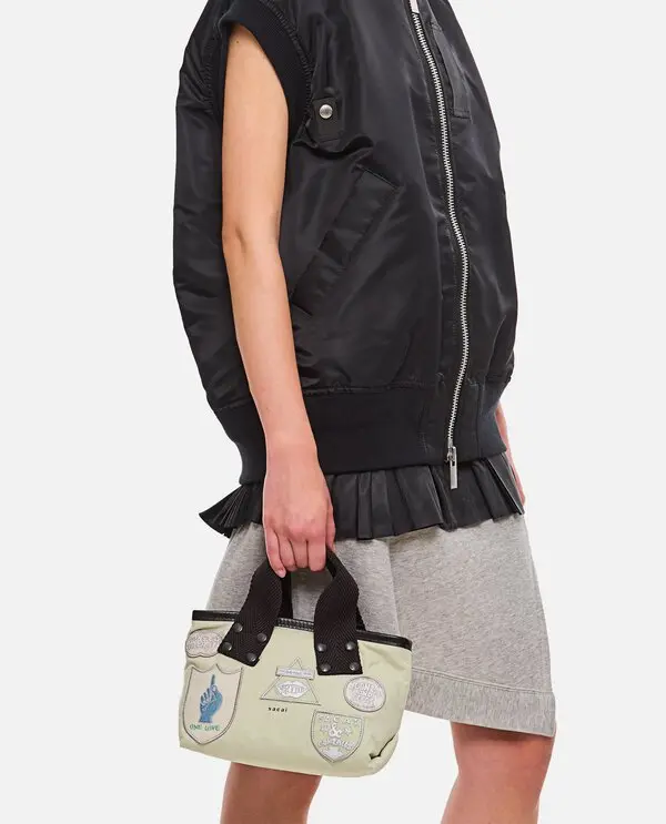Sacai X Marc Gonzales Small Patch Tote Bag