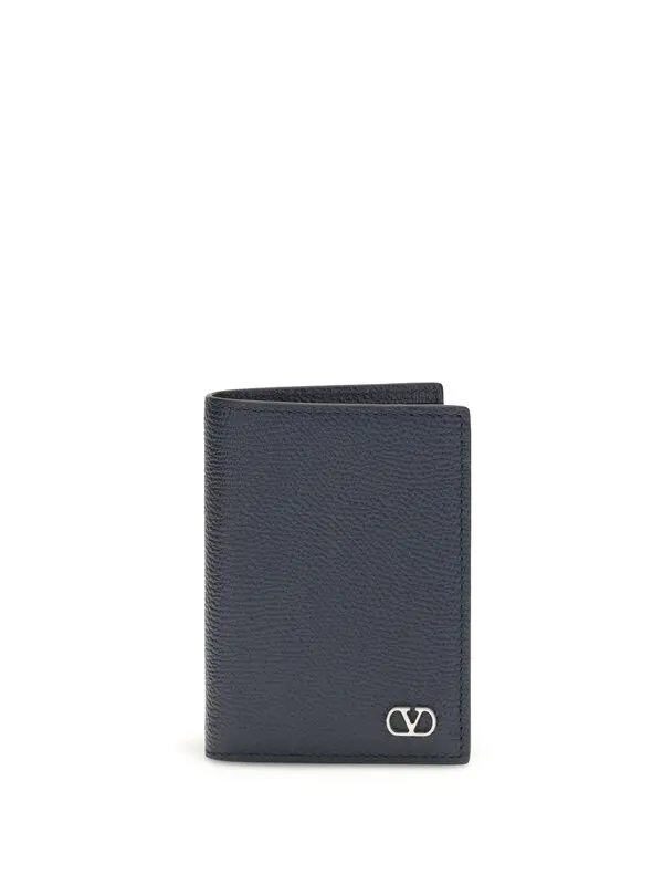 Valentino Garavani Vlogo Signature Card Holder - Blue