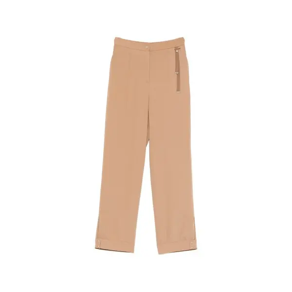 Herno Straight Leg Trousers - Cream