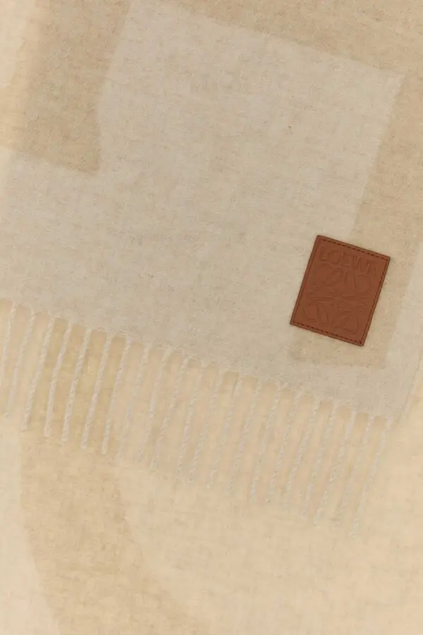 Loewe Embroidered Cashmere Scarf