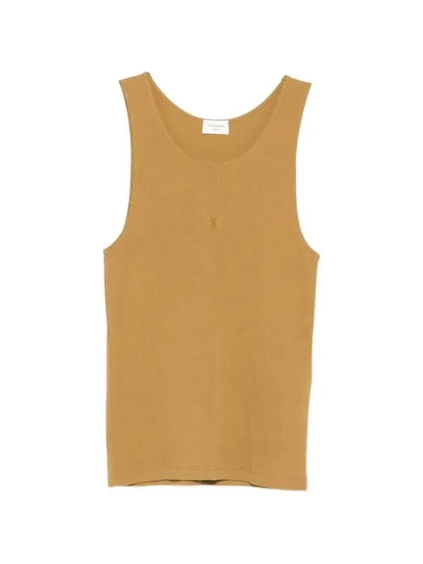 Saint Laurent Embroidered Tank Top