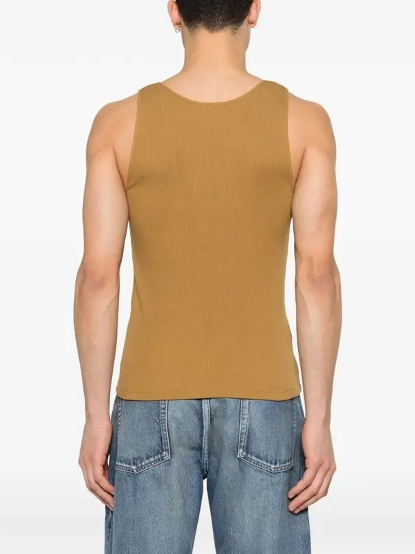 Saint Laurent Embroidered Tank Top