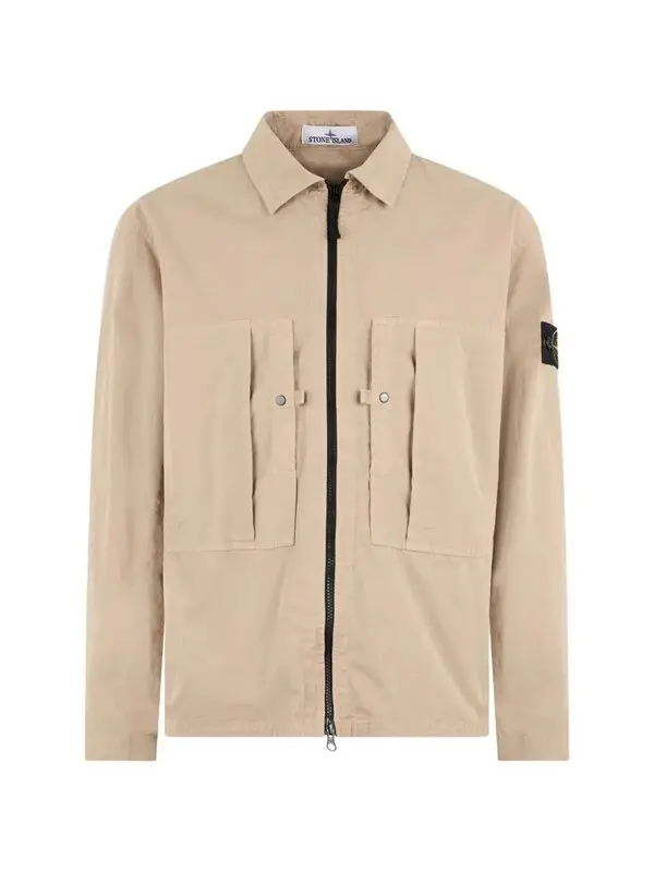 Stone Island Organic Cotton Ripstop Overshirt - Multicolor