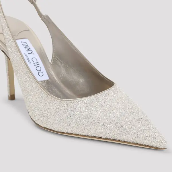 JIMMY CHOO Love 85 Caviar Glitter Slingback Pumps - Multicolor
