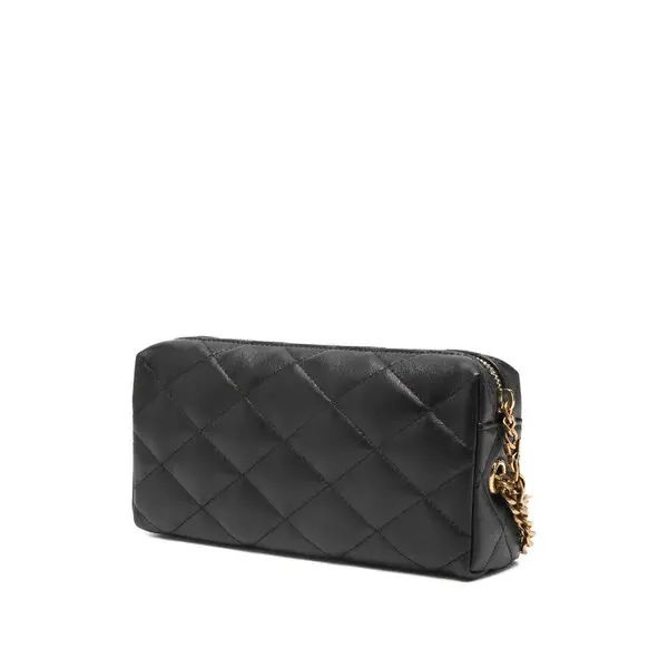 Saint Laurent Quilted Chain Strap Clutch Bag