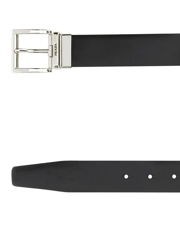 Prada Reversible Brushed Leather Belt