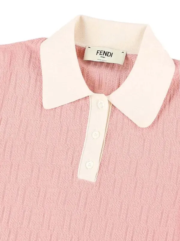 Fendi Color Block Ff Knit Dress