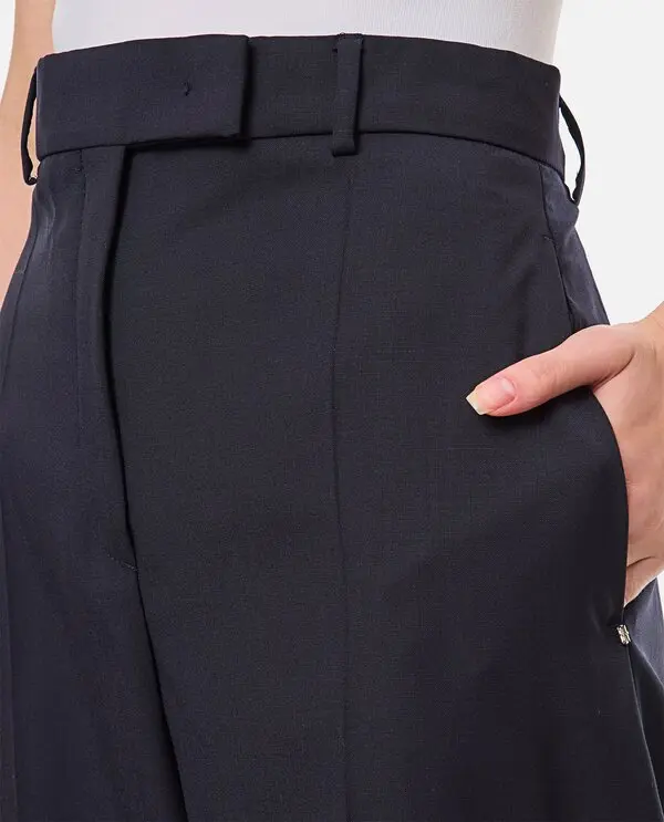 Sportmax Ampezzo Wide Leg Tailored Pants