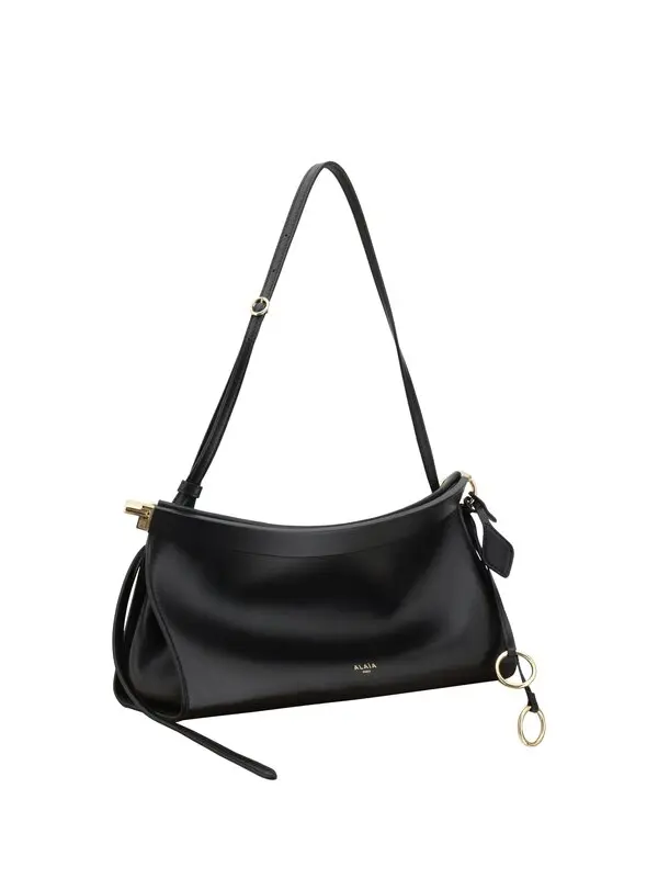 Alaïa Le Click West Medium Shoulder Bag - Black