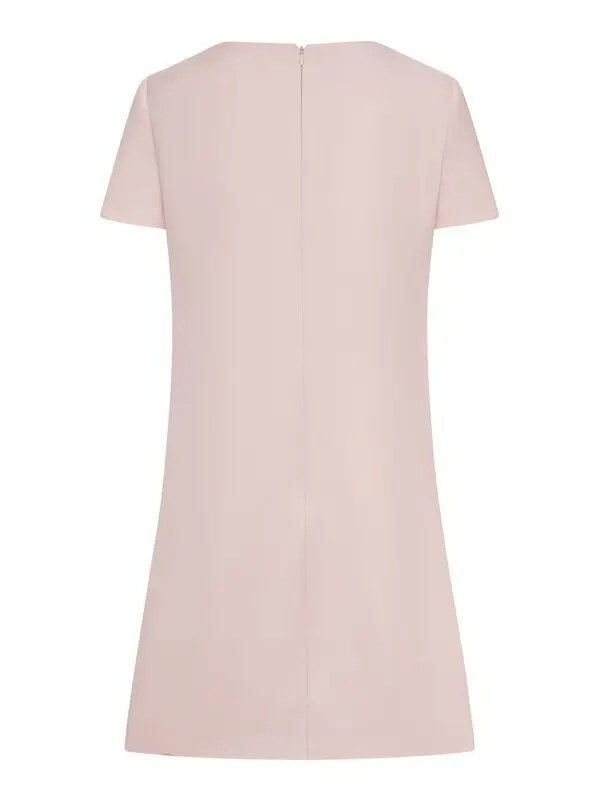 Valentino Garavani Crepe Mini Dress With Bow Detail - Pink
