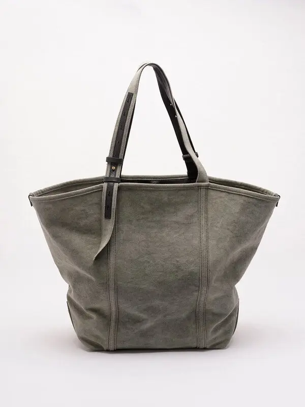 GOLDEN GOOSE 24/7 Ew Canvas Shopping Bag - Multicolor