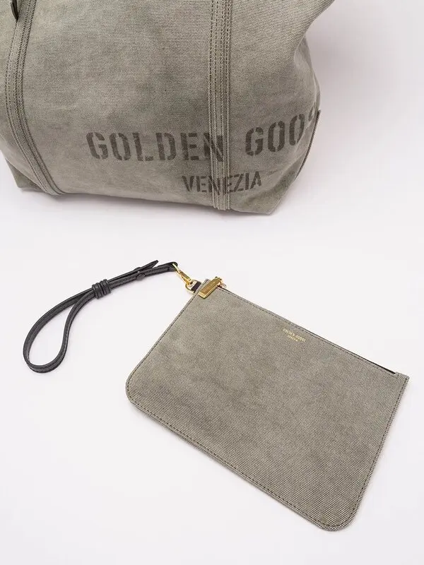 GOLDEN GOOSE 24/7 Ew Canvas Shopping Bag - Multicolor