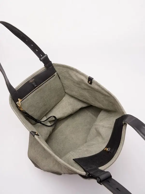 GOLDEN GOOSE 24/7 Ew Canvas Shopping Bag - Multicolor