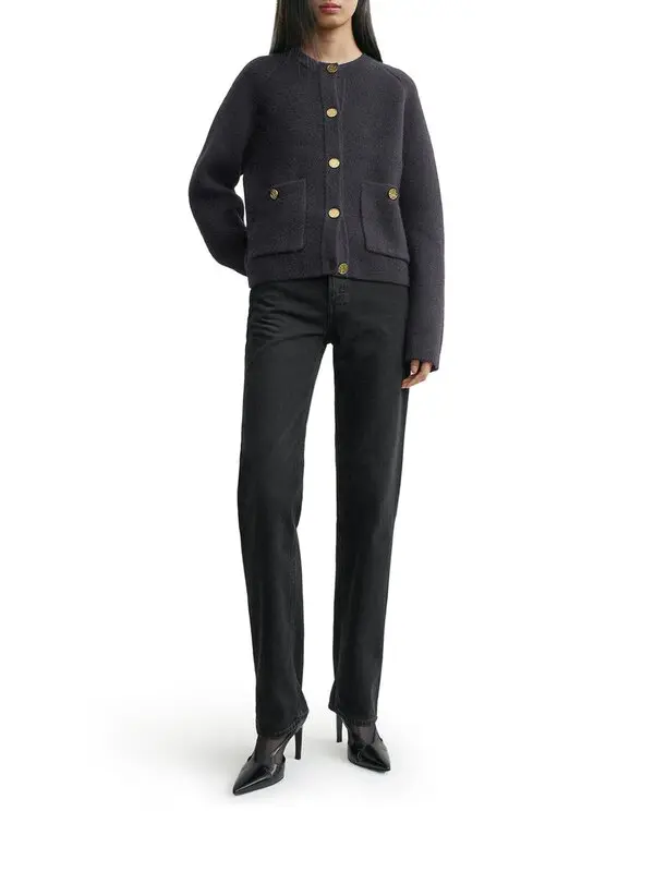 TOTEME Cardigan With Hammered Buttons - Multicolor