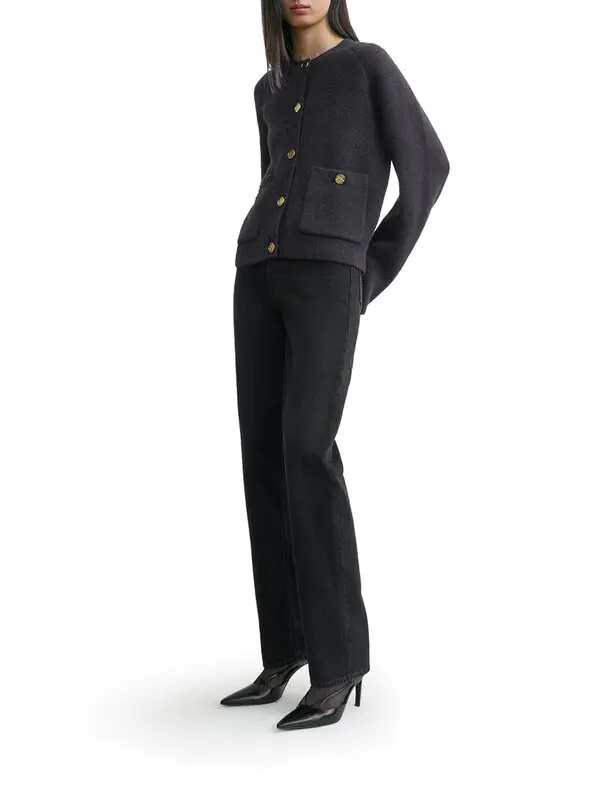 TOTEME Cardigan With Hammered Buttons - Multicolor