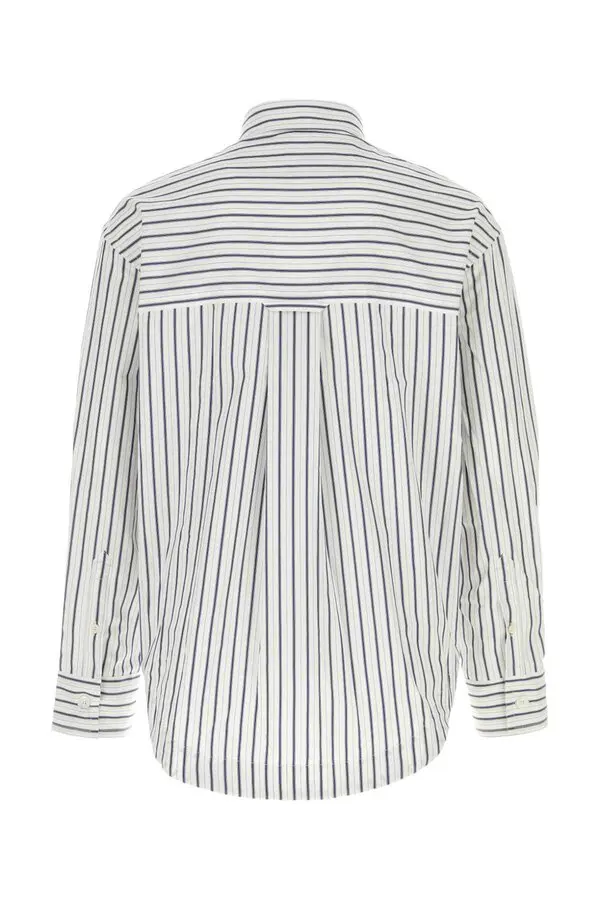 Ami Embroidered Poplin Shirt