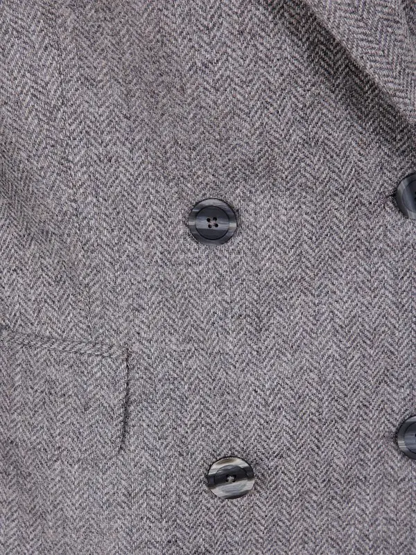 Tagliatore Double Breasted Wool & Cashmere Blazer