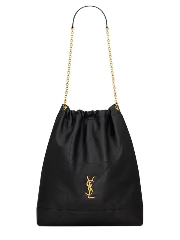 Saint Laurent Large Pochon Jamie Bag - Black