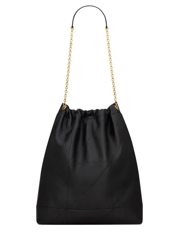 Saint Laurent Large Pochon Jamie Bag - Black