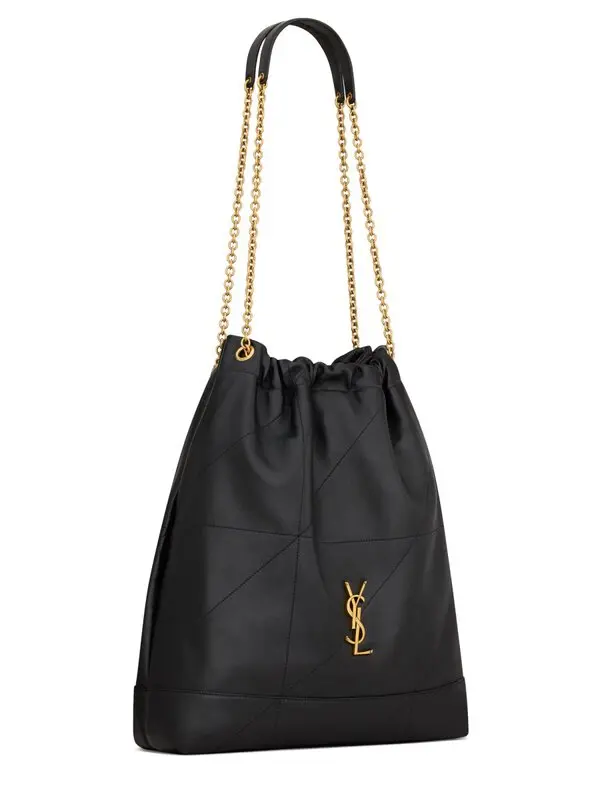 Saint Laurent Large Pochon Jamie Bag - Black