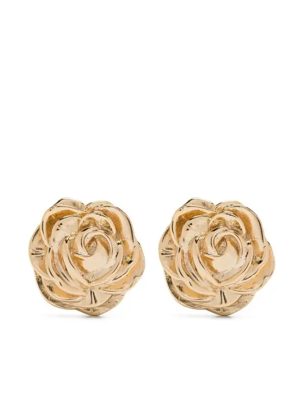 Magda Butrym Rose Stud Earrings - Silver