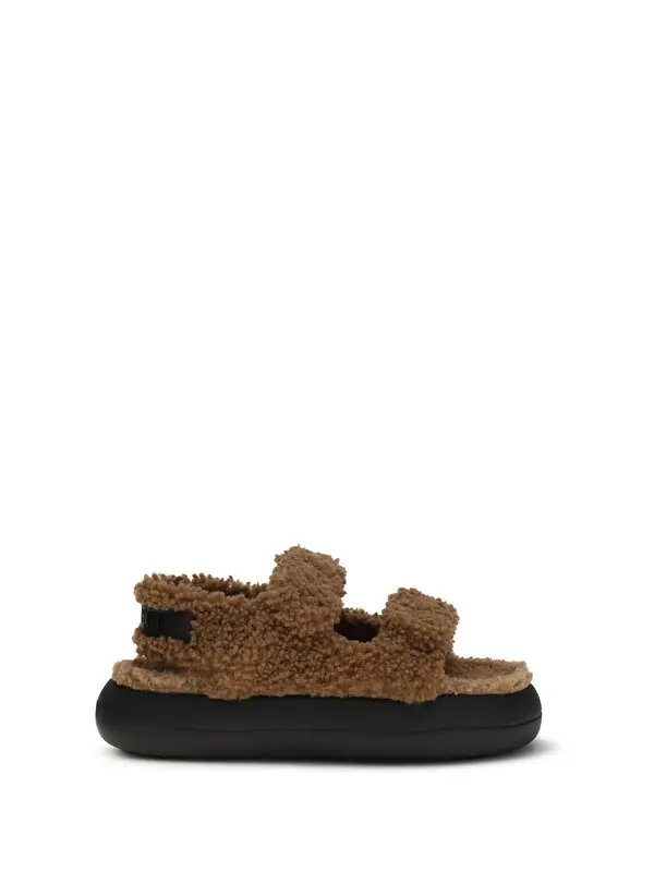 Moon Boot Shearling Fur-lined Sandals