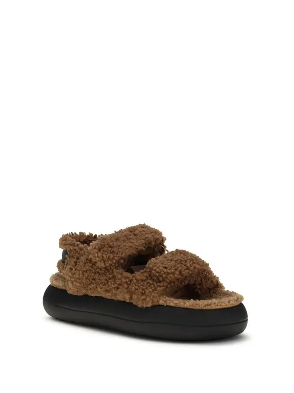 Moon Boot Shearling Fur-lined Sandals