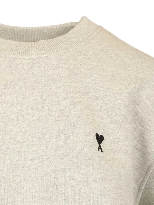 AMI Paris De Coeur Sweatshirt - Gray