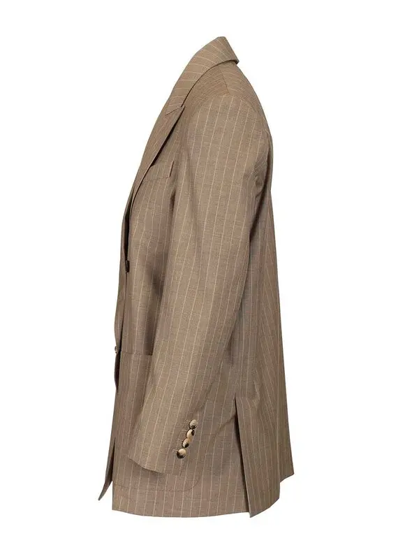 Max Mara Double-breasted Virgin Wool Blazer