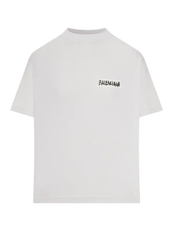 Balenciaga Medium Fit Masking Tape T-shirt - Multicolor