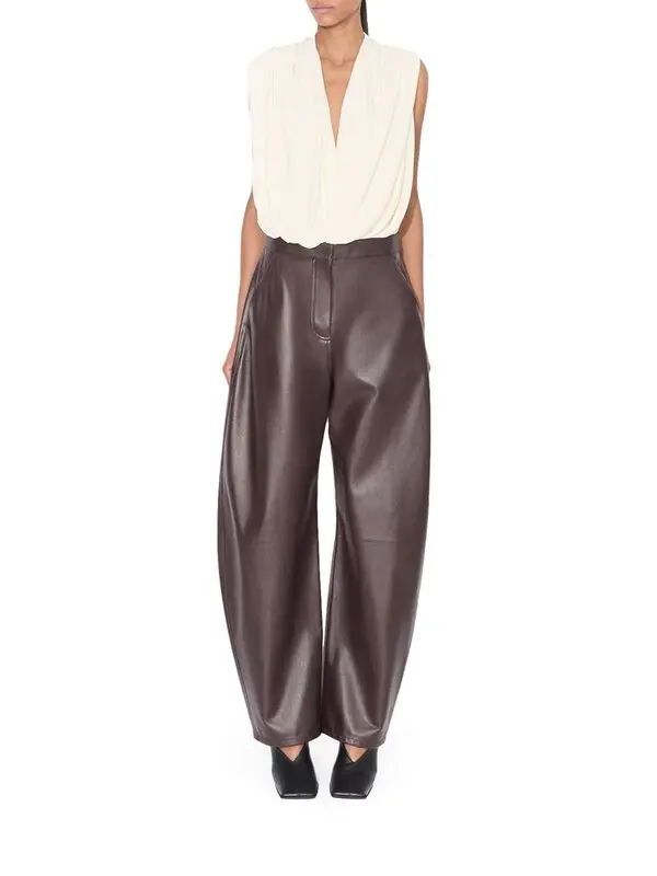 Alaïa Jersey Bodysuit With Hood - Multicolor