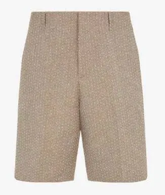 Fendi Monogram Tailored Shorts - Multicolor
