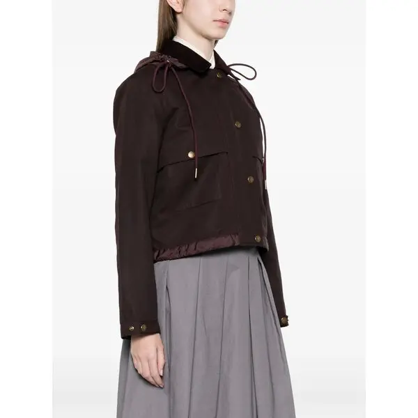 Moncler Corduroy Collar Jacket - Purple