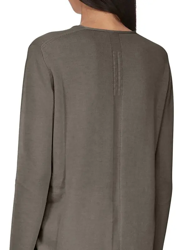 Rick Owens V-neck Virgin Wool Sweater - Gray